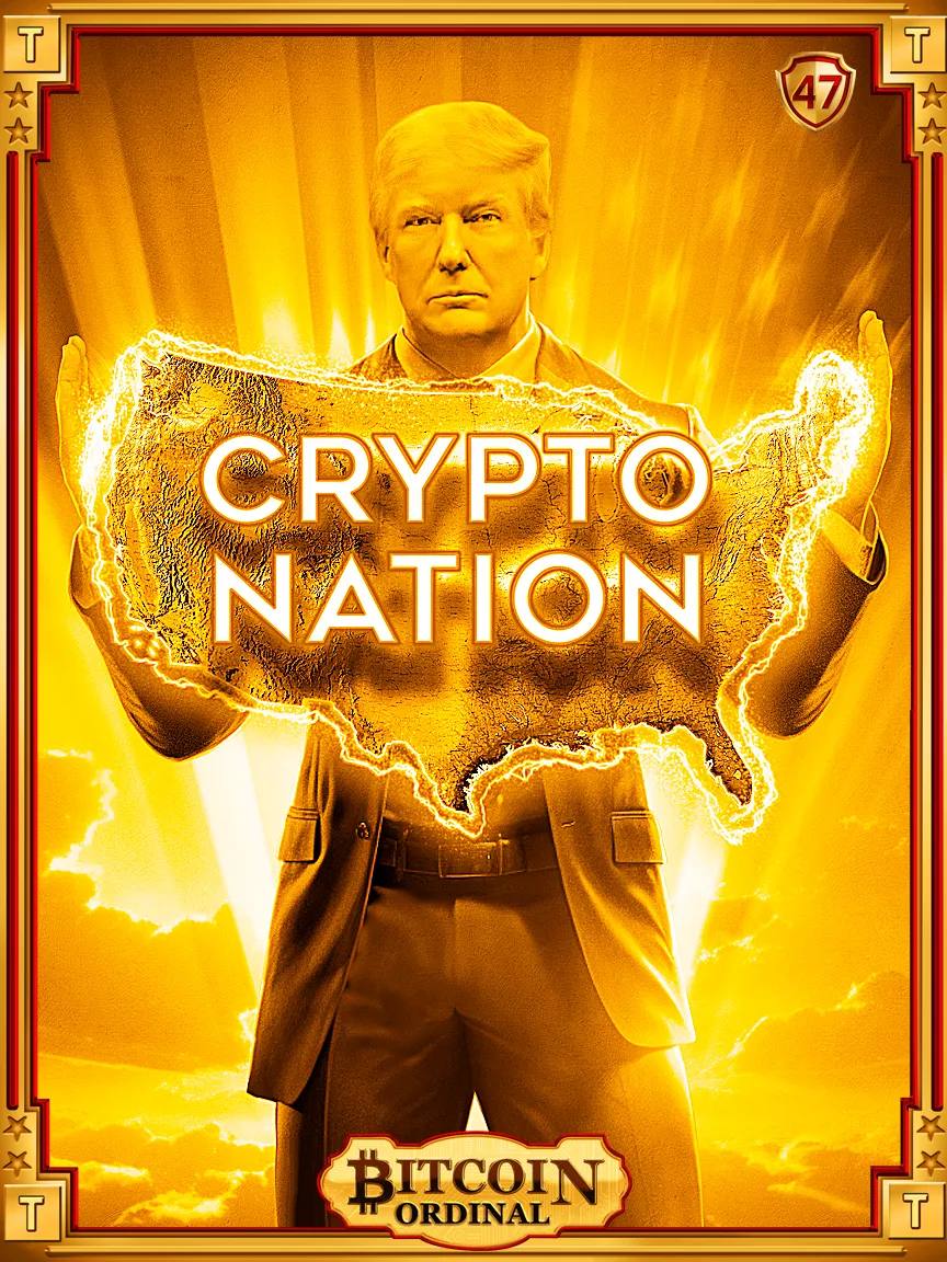 Trump Bitcoin Digital Trading Cards America First | Magic Eden - US NFT ...